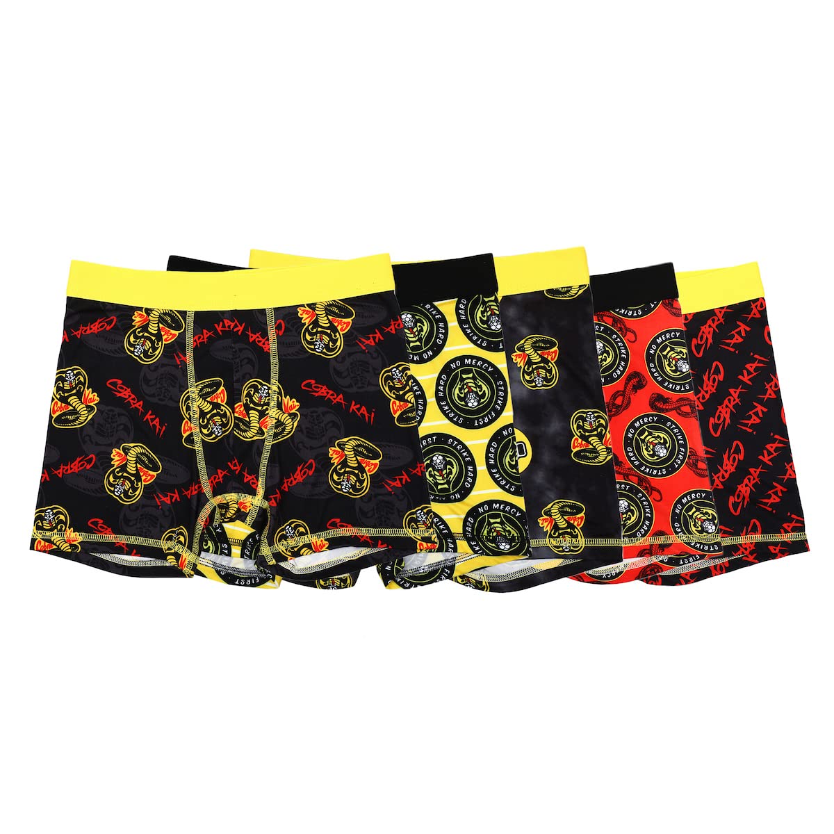 Cobra Kai Snake Logo Multipack Boys Underwear Boxer Briefs-Size-4 ...